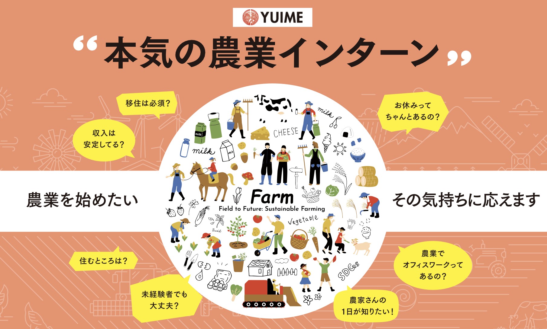 YUIME、派遣から正社員へと就農適性を見極められる「本気の農業インターン」を開始 | 農業とITの未来メディア「SMART AGRI ...